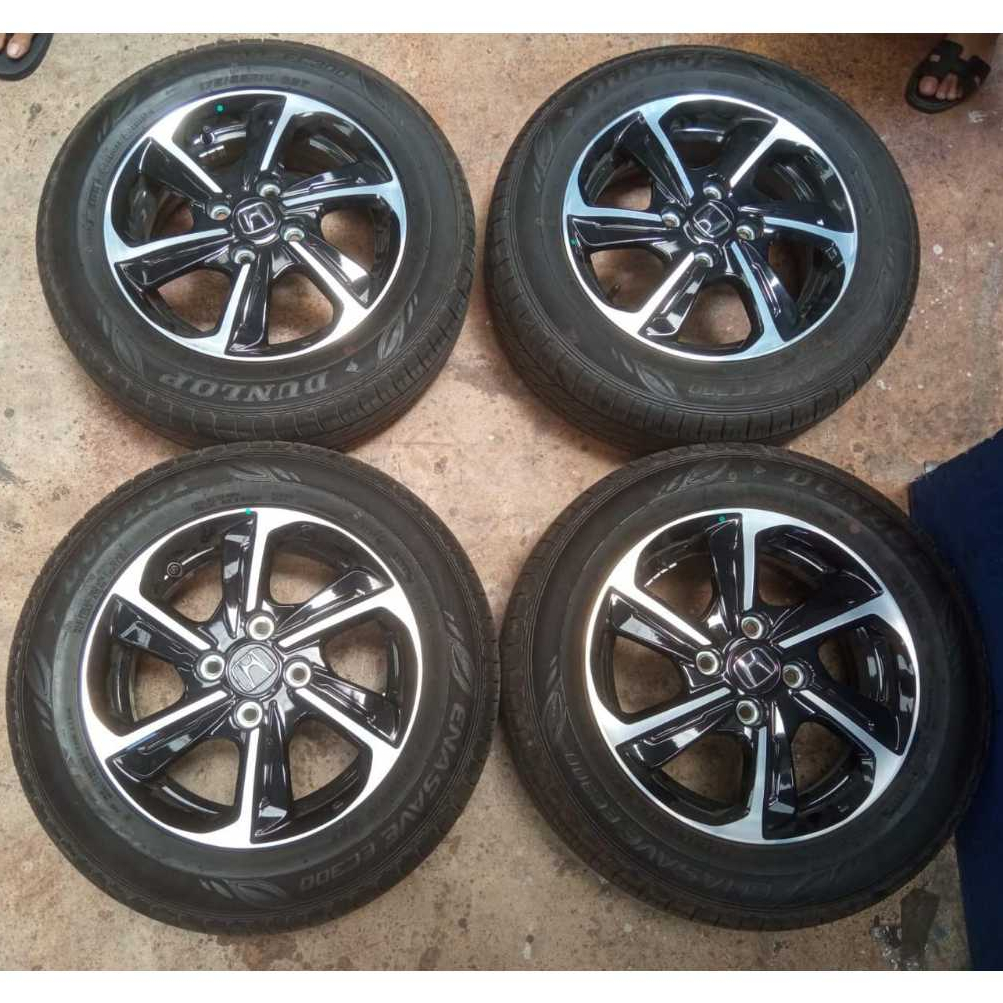 Jual Velg Mobil Bekas Honda Brio Ring 14 Velg Copotan Mobil Brio R14 Ban 175 65 Dunlop | Shopee ...