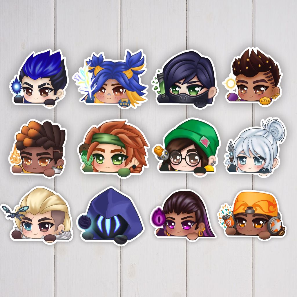 Jual Sticker Vinyl Cute Valorant Agent Animation | Shopee Indonesia