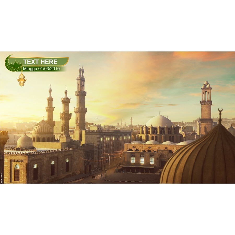 Jual Banner Pojok Atas Islamic vMix XAML 720 EM26S0220 | Shopee Indonesia