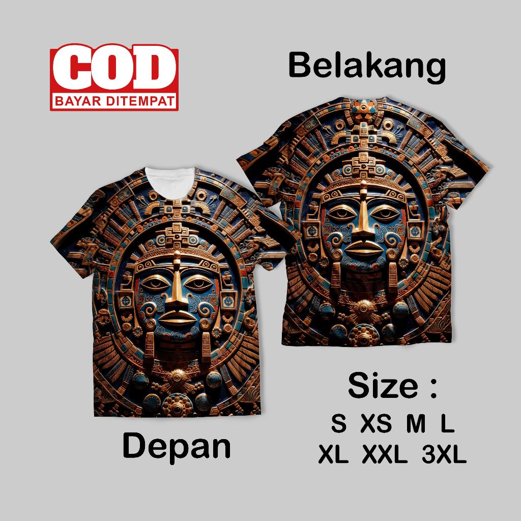 Jual Kaos Fullprint Wallpaper Pattern baru | Kaos AOP Pattern Baru ...