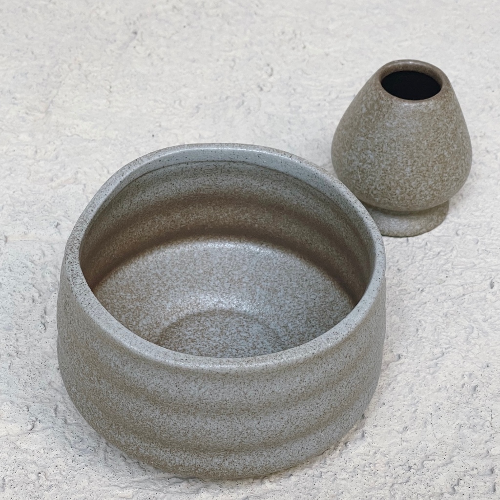 Jual Homelab Matcha Bowl + Chasen Holder Ceramic Premium - Mangkuk ...