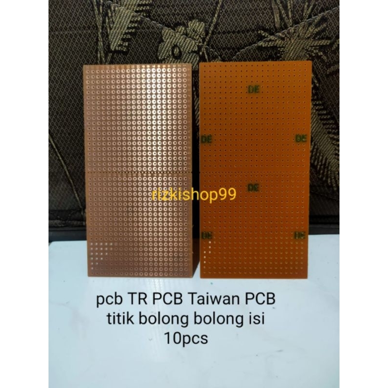 Jual papan PCB ic bolong bolong PCB titik 16,5cm x 8,5cm isi 10pcs PCB ...