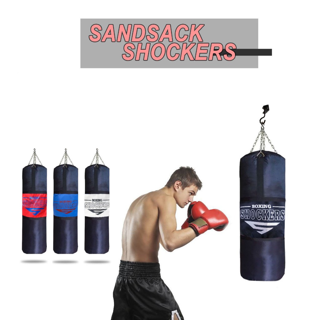 Jual Samsak Tinju Gantung Shockers Boxing MMA 100cm Sandsack Bantalan ...