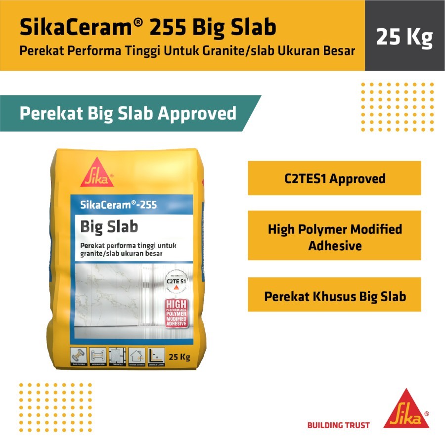 Jual Sika - Sikaceram 255 Big Slab Perekat Granit Keramik Ukuran Besar ...