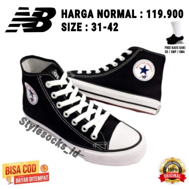 Jual SEPATU SEKOLAH ANAK MERK MASTER BASKET ORIGINAL / SEPATU SEKOLAH ...