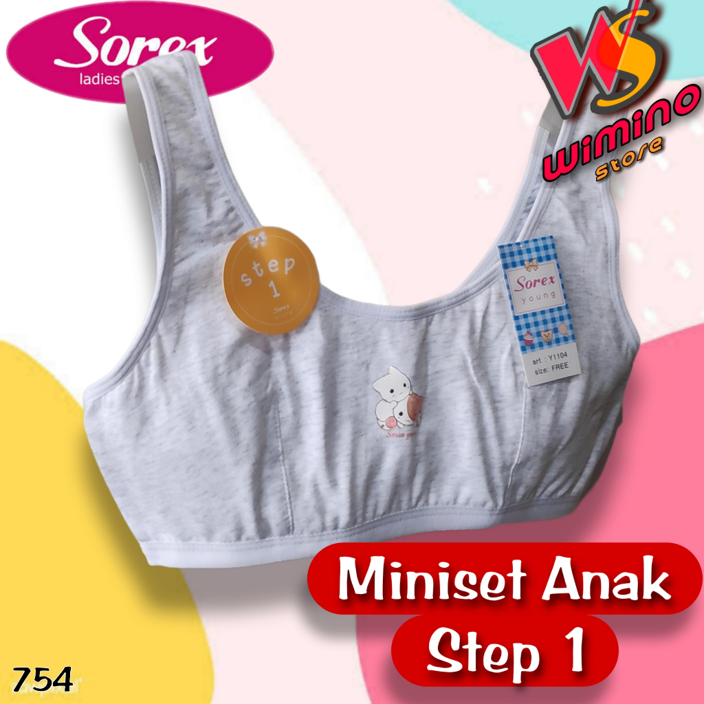 Jual W754 (1 - 3 Pcs) Sorex Young Miniset Anak Remaja Step 1 Tanpa Busa ...