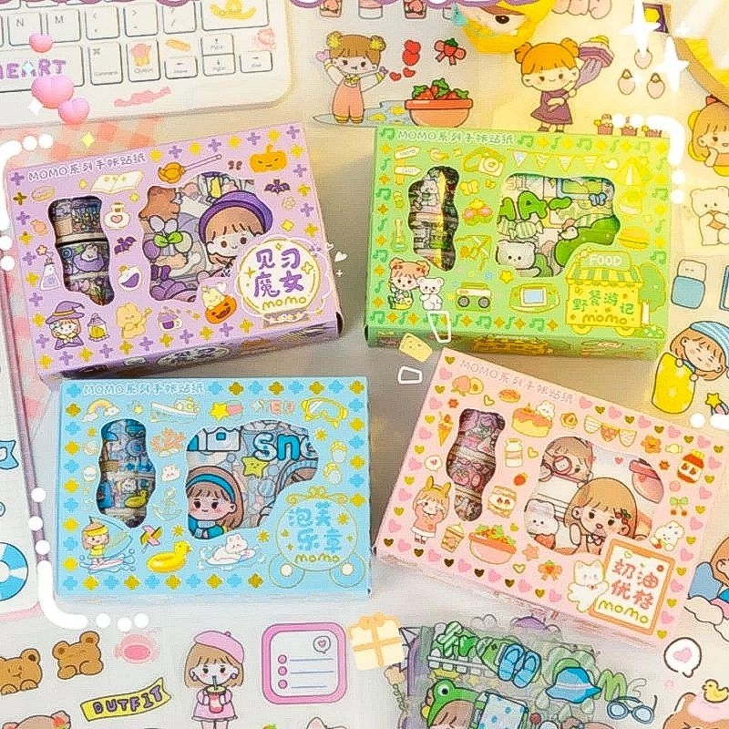 Jual Stiker Momo / Stiker momo 4 Roll + 10 Lembar Stiker Set Box - PT ...