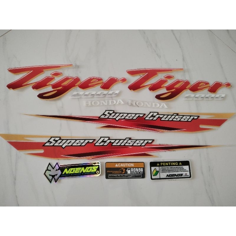Jual striping stiker tiger 2000 custom (uv transparan) | Shopee Indonesia