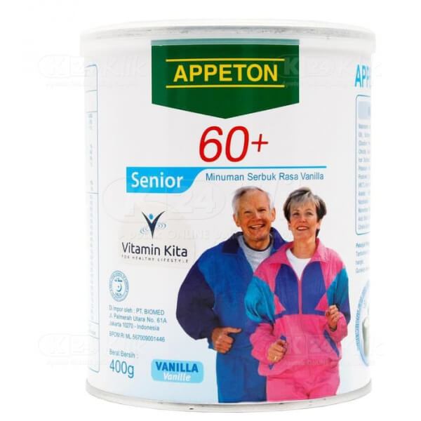 Jual SUSU APPETON +60 RASA VANILLA 900 GRAM | Shopee Indonesia