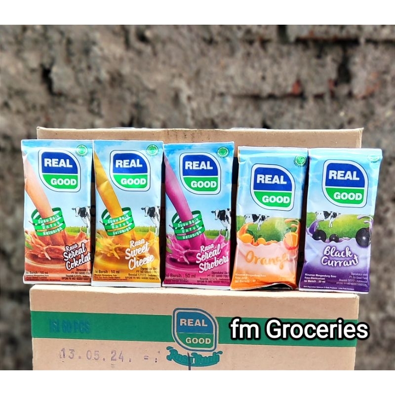 Jual Real Good Susu Bantal 50ml isi 10 pcs | Shopee Indonesia