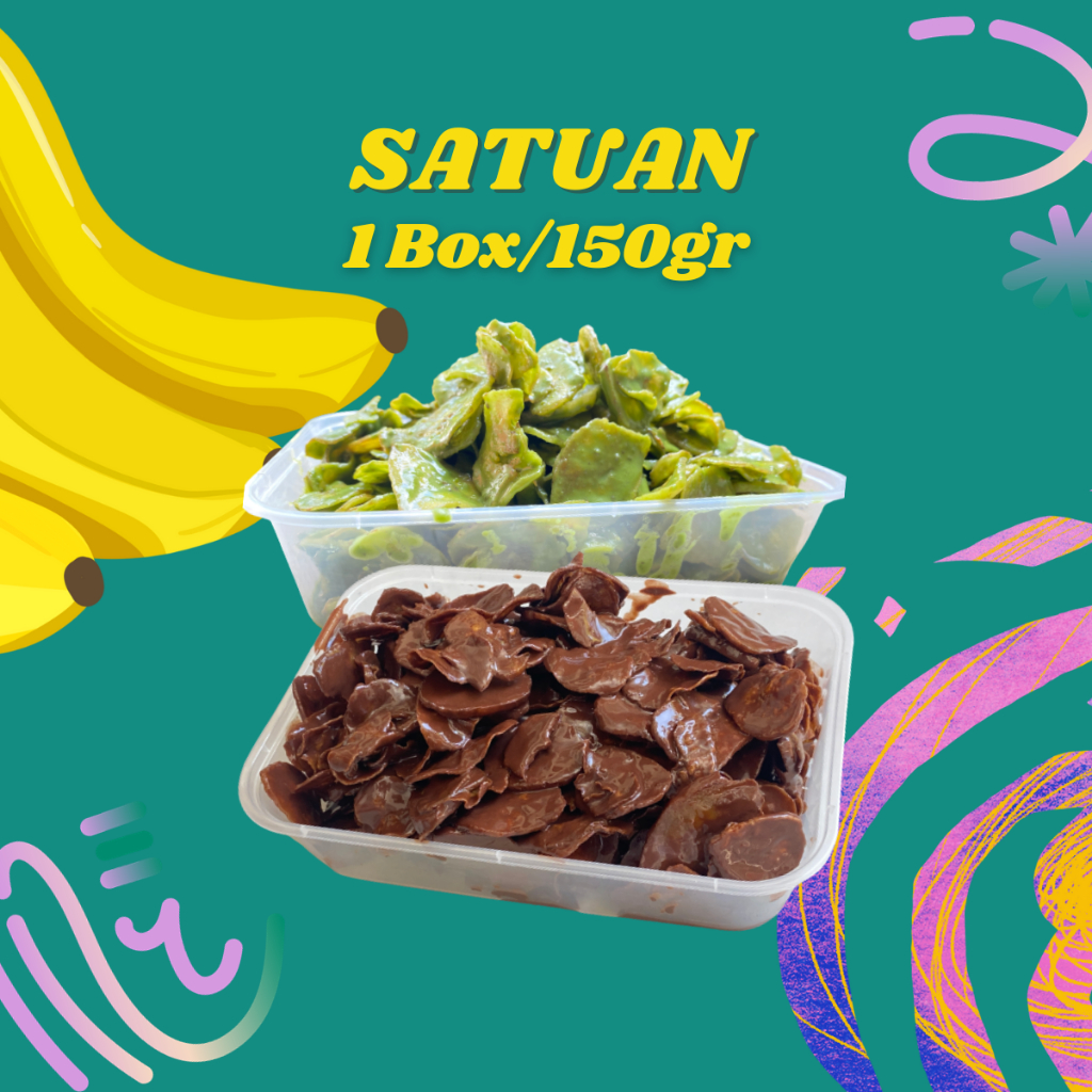 Jual 150GR - KERIPIK PISANG LUMER COKLAT // KRIPIK PISANG LUMER COKELAT ...