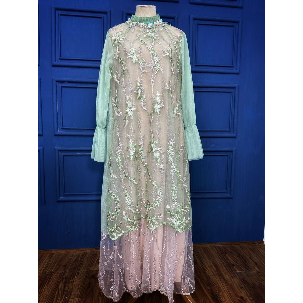 Jual SANI SIGNATURE - Sera Gamis Dress Tunik Pesta Kondangan | Shopee ...