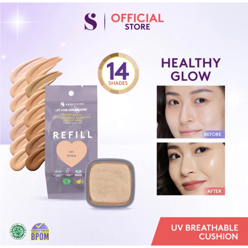Jual Refill Cushion Copy Paste Somethinc (shade butter) | Shopee Indonesia