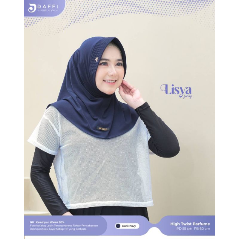 Jual LISYA Daffi Hijab bergo sport hijab sport jilbab daffi terbaru hijab sport murah | Shopee ...