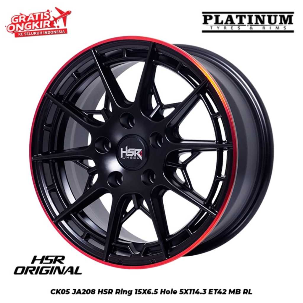 Jual VELG MOBIL RACING R15 HSR CK05 RING15 PELEK MOBIL ERTIGA NEW CARRY ...