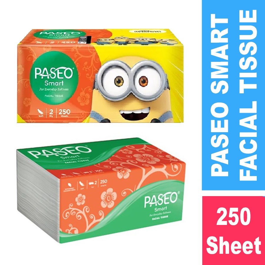 Jual Paseo Smart Facial Tissue Tissue Wajah 250 sheet 2 ply | Shopee ...