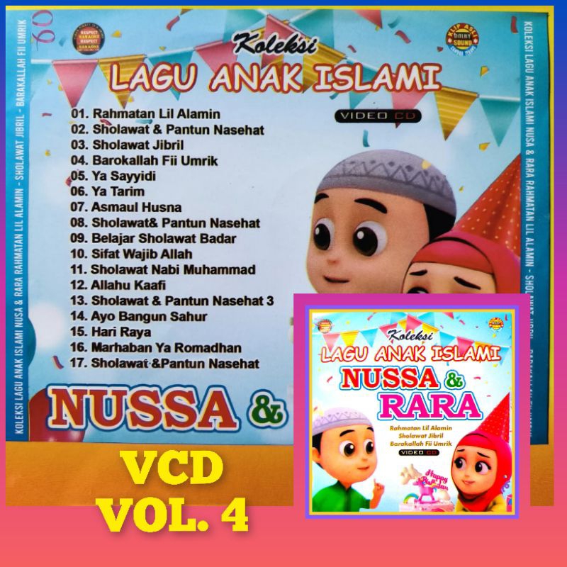Jual KASET VCD MUSIK LAGU SHOLAWAT ISLAMI ANAK KOLEKSI NUSSA & RARA ALBUM LENGKAP. | Shopee ...