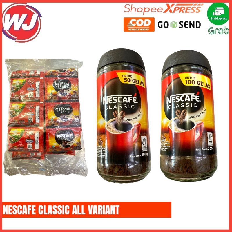Jual NESCAFE CLASSIC ALL VARIANT | Shopee Indonesia