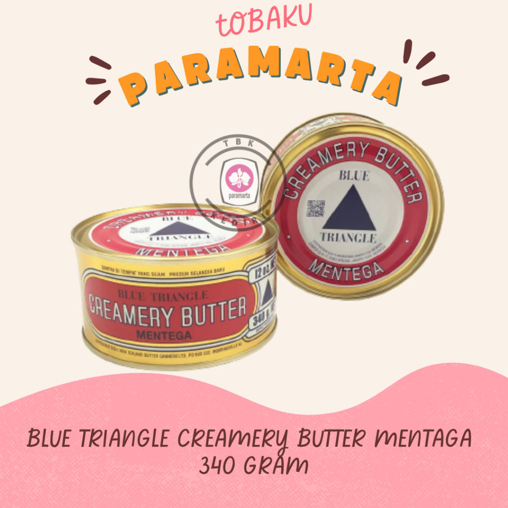 Jual MENTEGA BLUE TRIANGLE CREAMERY BUTTER 340 GRAM / BUTTER MURAH ...