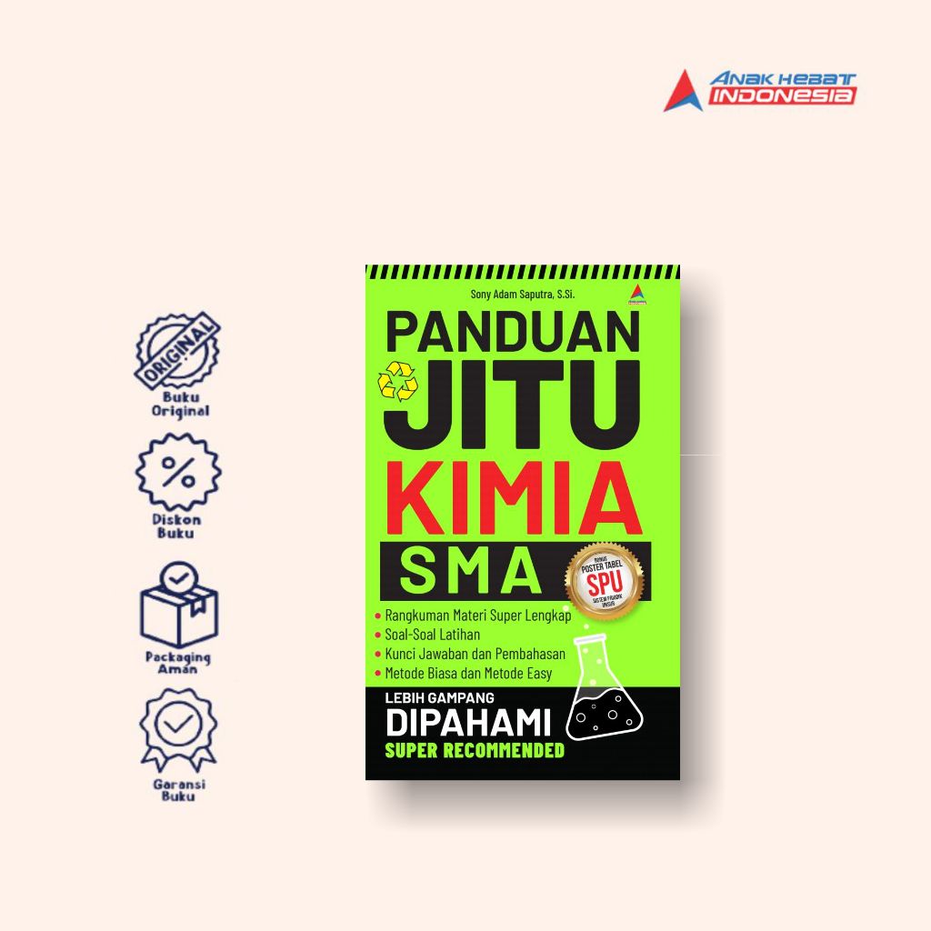 Jual Buku Panduan Jitu Kimia - Sony Adam Saputra, S. Si - Anak Hebat ...