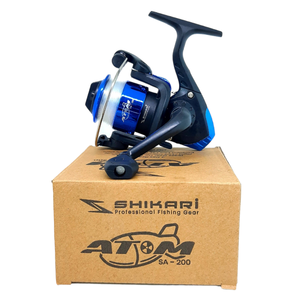 Jual Reel Pancing Shikari Atom 200 Free Senar Spool Plastik Berkualitas ...