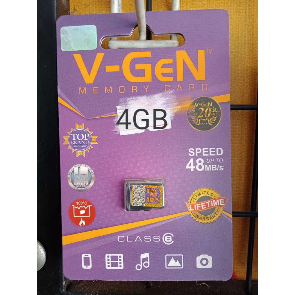 Jual Memory Card V-Gen 4GB|8GB|16GB|32GB|64GB|12GB|Turbo series 100% ...