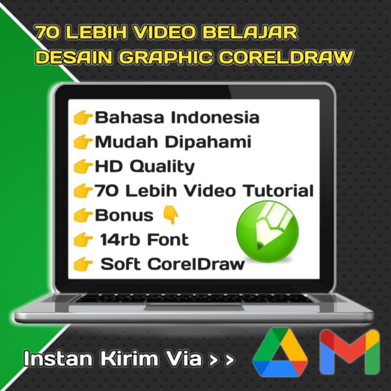 Jual 70 ++ VIDEO BELAJAR DESAIN GRAPHIC CORELDRAW | Shopee Indonesia