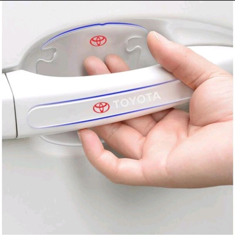 Jual STIKER TRANSPARAN UNIVERSAL HANDLE LOGO MOBIL 8PCS | Shopee Indonesia