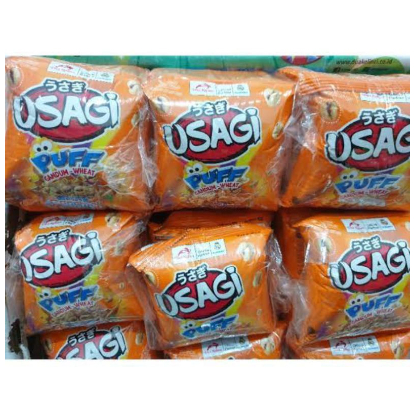 Jual Usagi Puff Wheat Caramel 1 Pack Isi 10 Pcs | Shopee Indonesia