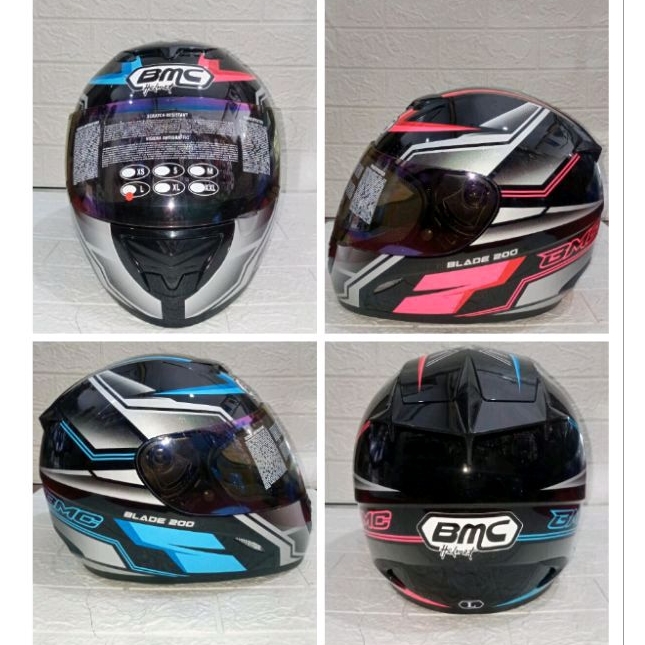 Jual HELM BMC BLADE 200 ORIGINAL MOTIF | HELM FULL FACE | Shopee Indonesia