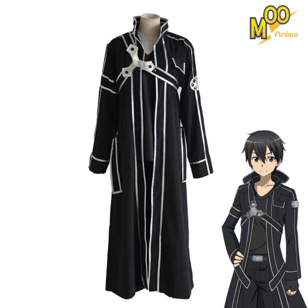 Jual Sword Art Online SAO Kirigaya Kazuto Kirito cosplay costume Kirito ...