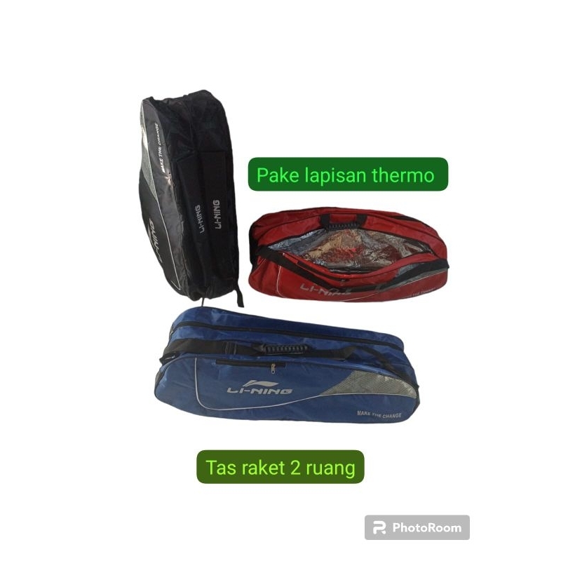 Jual tas raket badminton 2 sisi lapis termo # CW | Shopee Indonesia