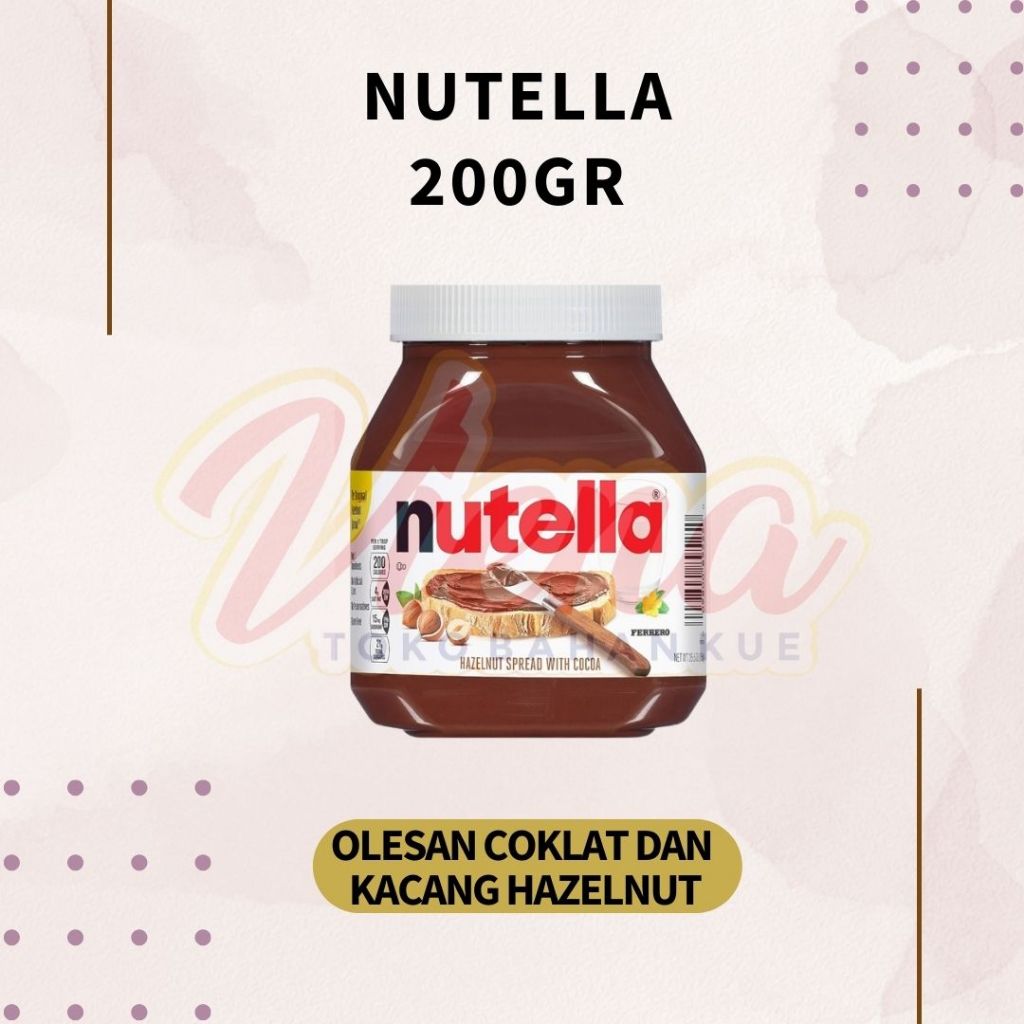 Jual Nutella 200gr / Selai Coklat dan Kacang Hazelnut | Shopee Indonesia