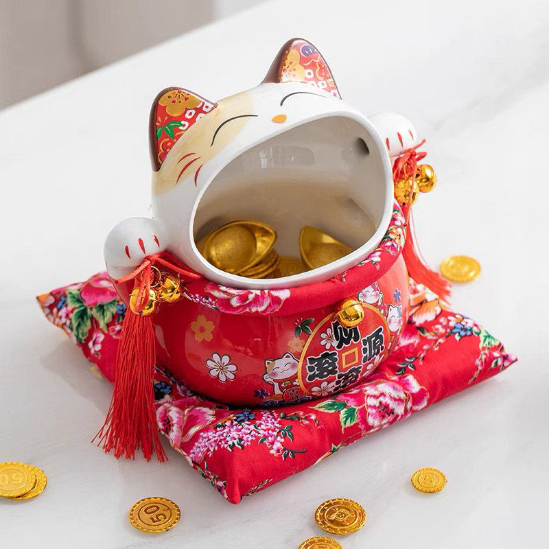 Jual MANEKI NEKO KUCING HOKI TEMPAT PERMEN | Shopee Indonesia