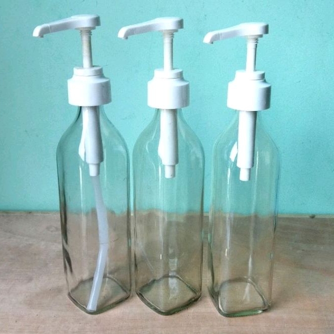 Jual BOTOL KACA TUTUP PUMP SYRUP | Shopee Indonesia