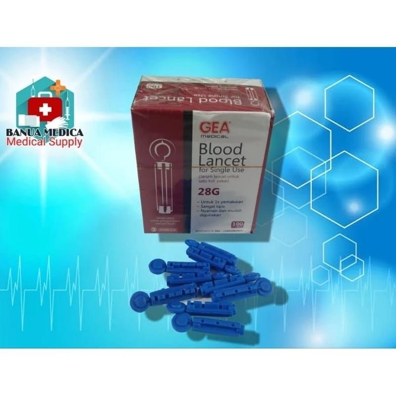 Jual Blood Lancet 21G / 26G / 28G / 30G isi 100 pcs | Shopee Indonesia