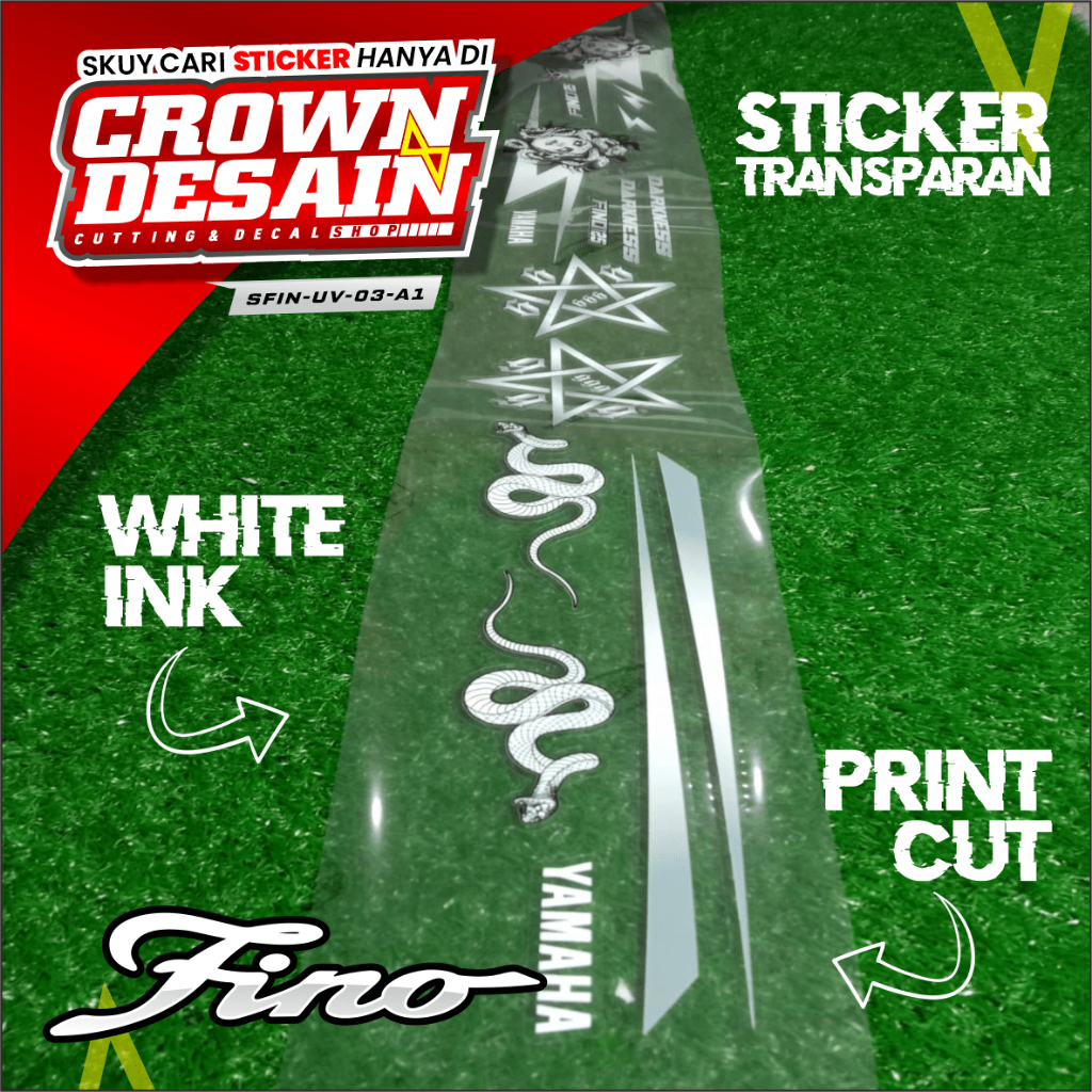 Jual Stiker Striping Yamaha Fino Motif Medusa - Decal Striping UV ...