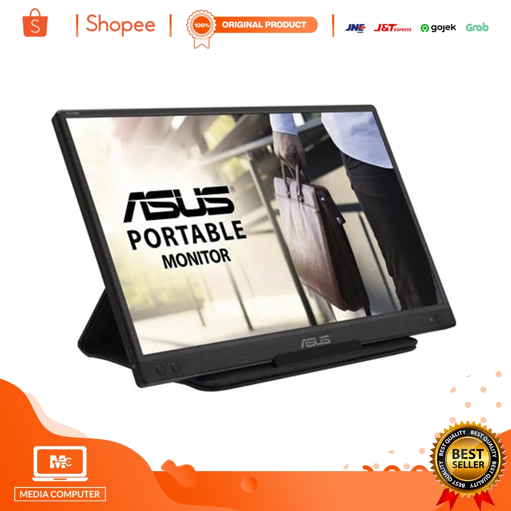 Jual Monitor ASUS ZenScreen MB166C 15.6 FHD Portable 90LM07D3 B01110 ...