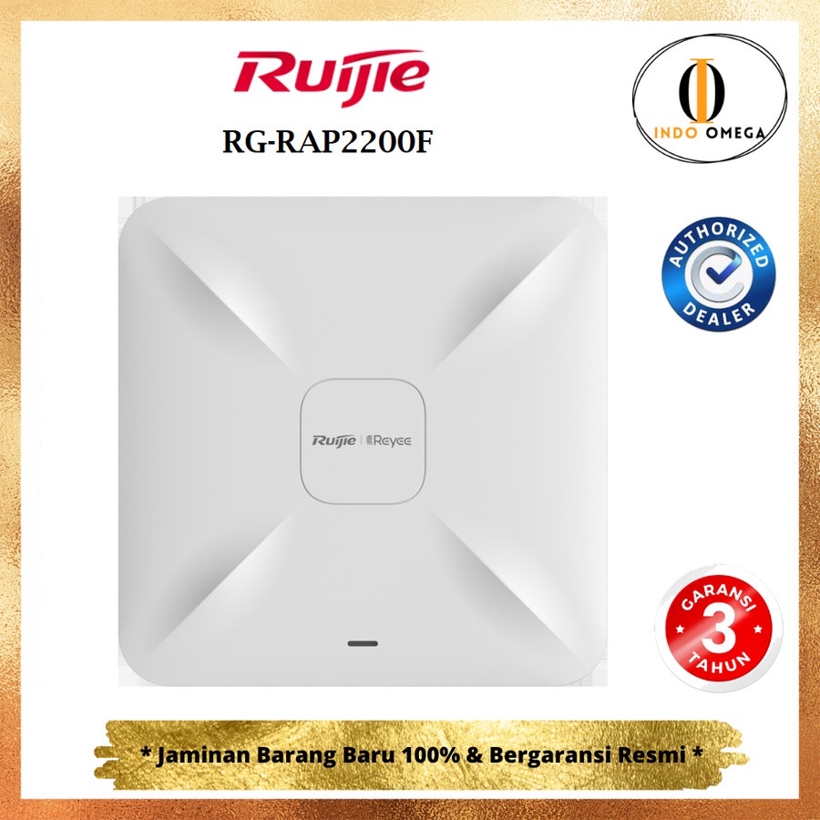 Jual Ruijie RG-RAP2200(F) AC1300 Dual Band Ceiling Mount Access Point ...