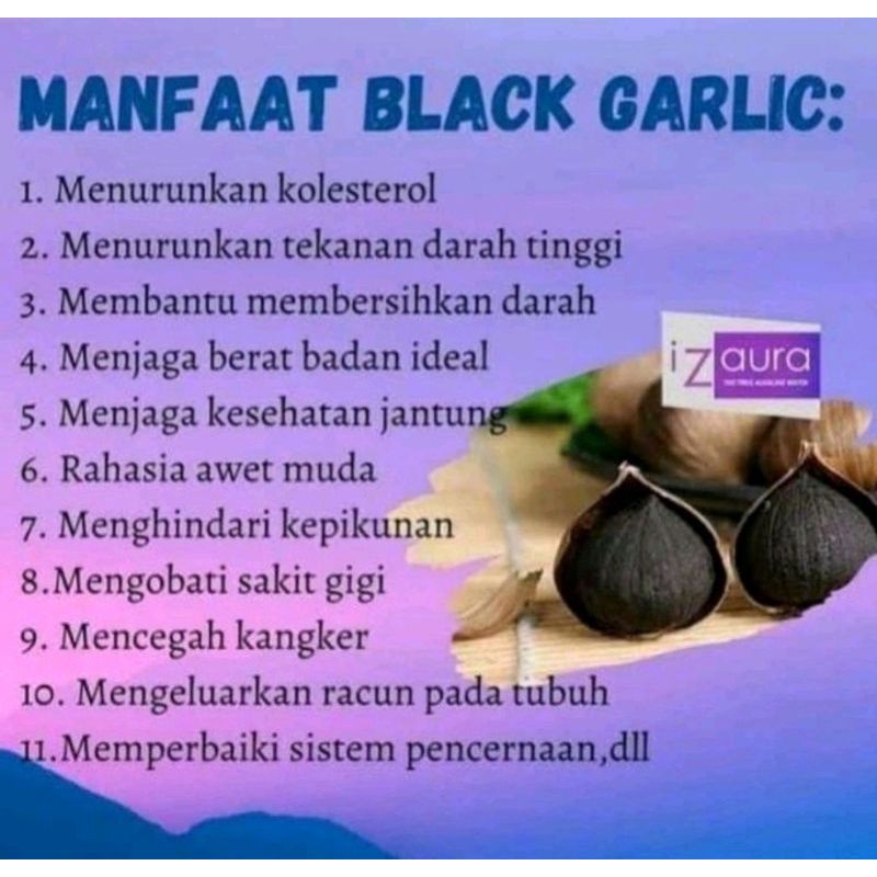 Jual Black Garlik IZAURA | Shopee Indonesia