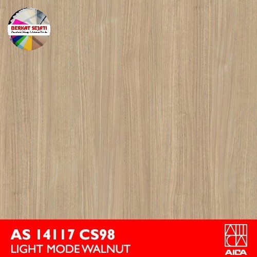 Jual JCube HPL AICA ASIA AS AK 14117 CS98 - LIGHT MODE WALNUT - WOODGRAIN | Shopee Indonesia