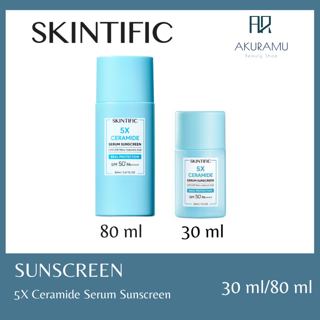 Jual SKINTIFIC - Serum Sunscreen 5X Ceramide SPF50 PA++++ UV Shield ...