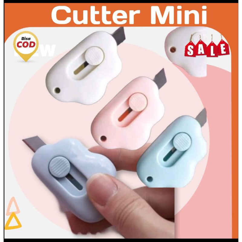 Jual Pisau Cutter Mini Model Awan & Dolphin Alat Bantu Potong Kertas ...