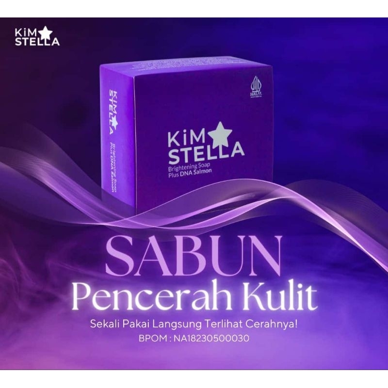 Jual (BELI 2 HARGA SPESIAL) Kim Stella Brightening Soap Plus DNA Salmon/Sabun Pencerah Kulit ...