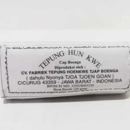 Jual tepung hun kwe cap bunga 120gr / hunkue / hunkwe | Shopee Indonesia