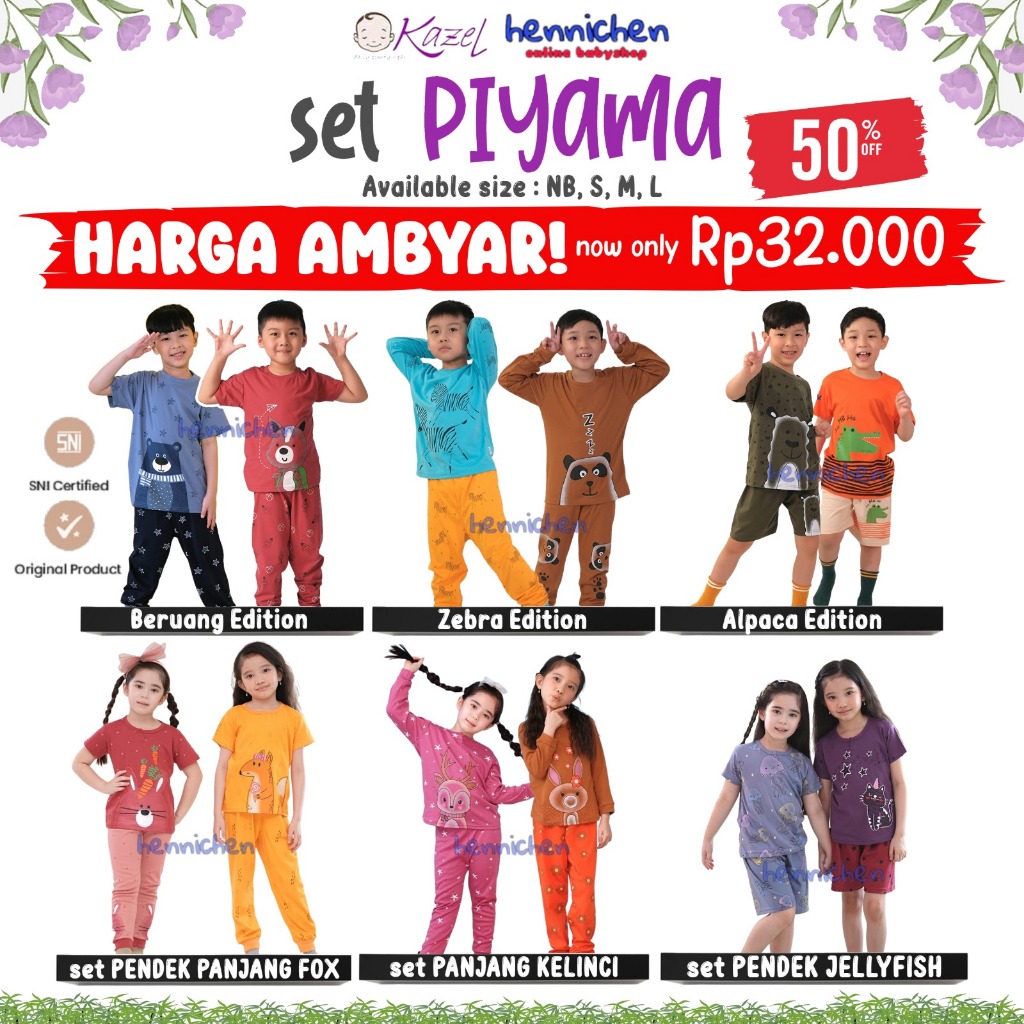 Jual HARGA AMBYAR CUCI GUDANG SUPER PROMO 8.8 /1 PSG LIBBY BABY SETELAN PENDEK PANJANG / KAZEL x ...