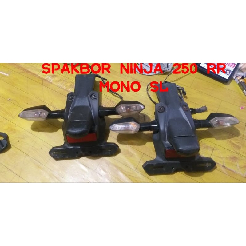 Jual spakbor belakang set kawasaki ninja 250 rr sl mono original 2nd ...