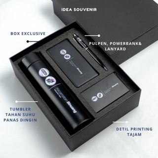Jual CUSTOM Paket Gift Box Gift Set Tumbler Powerbank Custom Paket ...