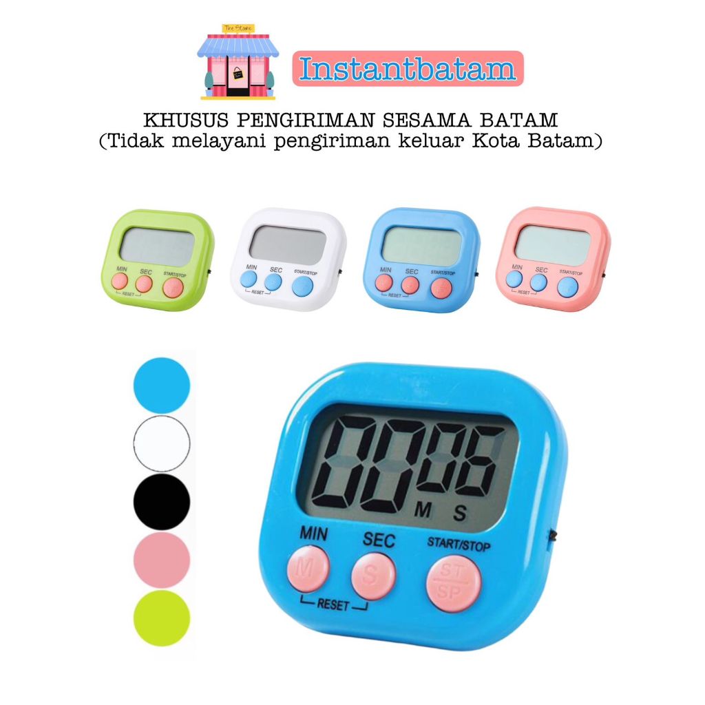 Jual 553 Digital Kitchen Timer Masak Magnet JAM ALARM Stopwatch Dapur ...