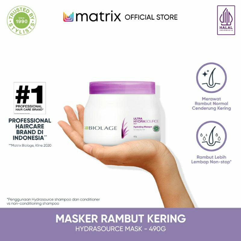 Jual Matrix Biolage Hydra Masker 490gr - untuk Rambut Kering | Shopee ...
